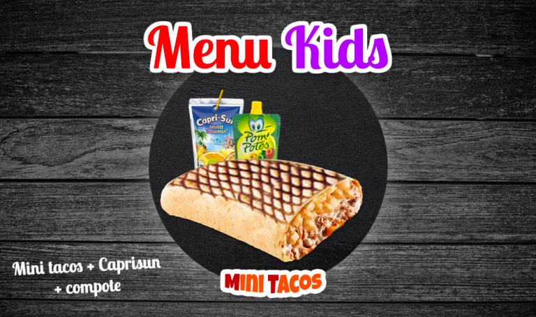 Tacos-drive.fr - Menus Kids
